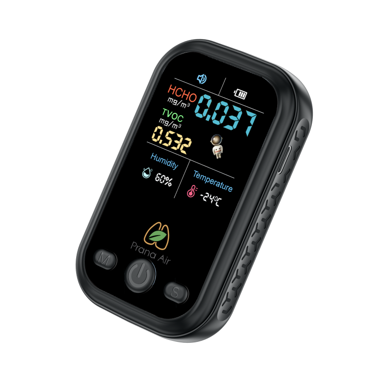 Prana Air Nano TVOC Monitor (Odor), HCHO | Portable, Accurate
