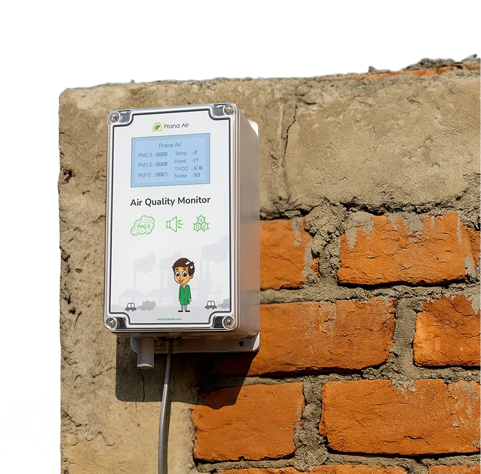 Prana Air CAAQMS Ambient Air Quality Monitoring System | Outdoor