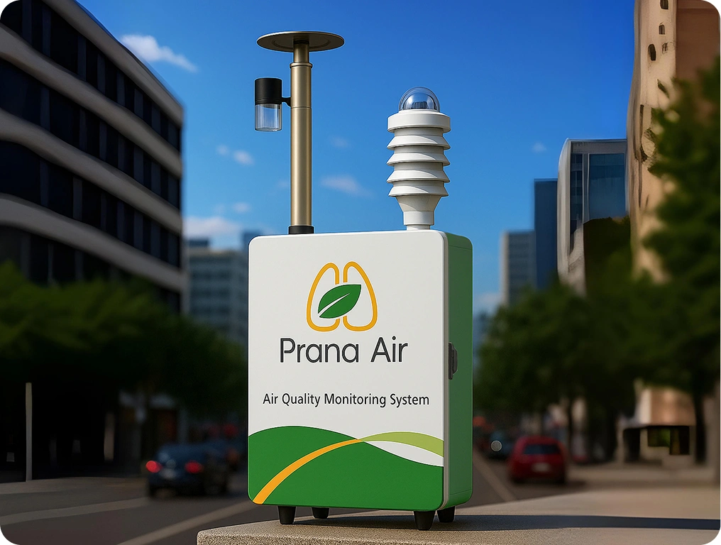 Prana Air CAAQMS Ambient Air Quality Monitoring System | Outdoor