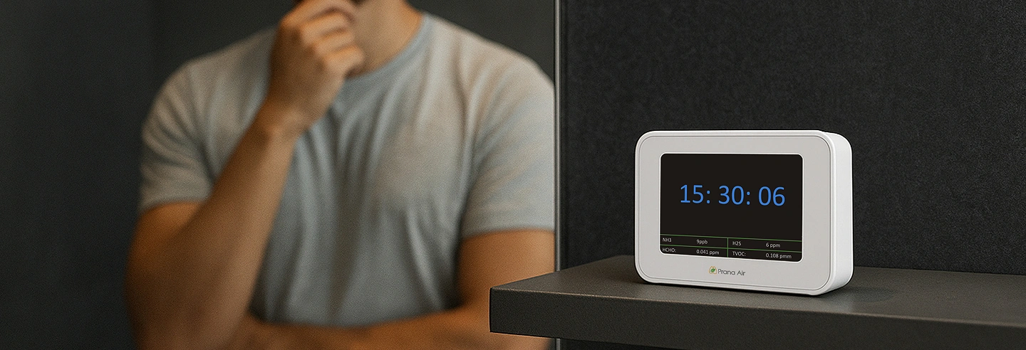 Monitor de Qualidade do Ar Interno Prana Air Cair+ | Conectividade WiFi ...